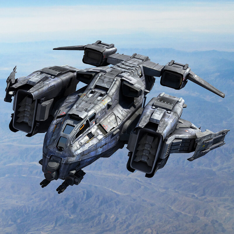 SF Dropship 3D model