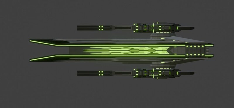 Alien Spaceship 3D model